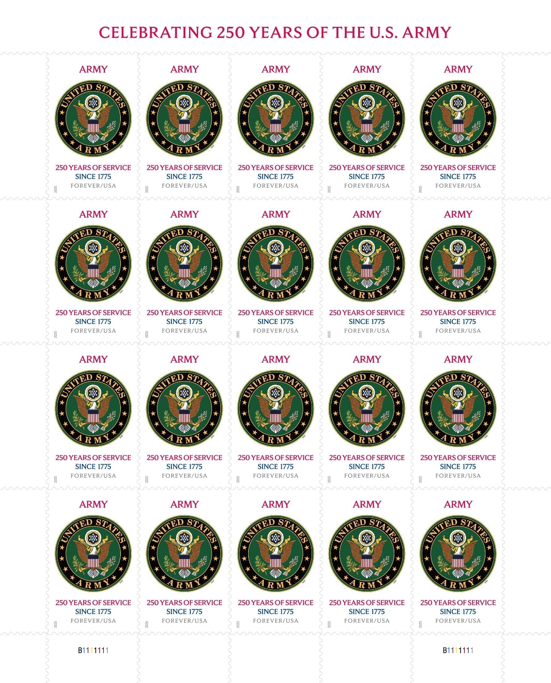 2oz forever stamps: History of the U.S. Army 250th Anniversary Tribute ...